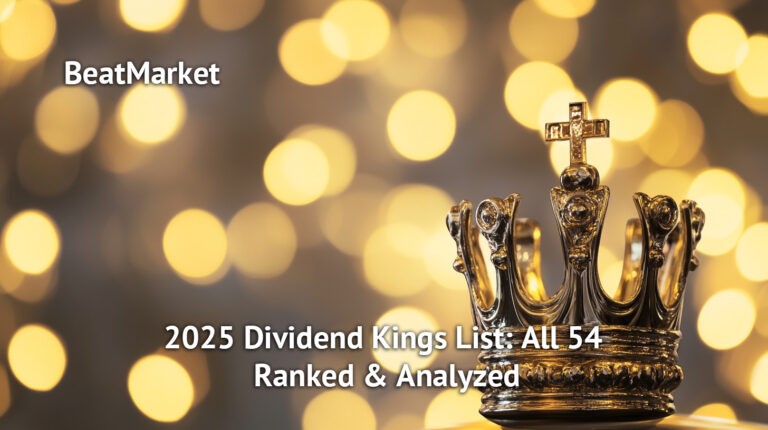 Dividend Kings List by Yield and Analysis Top 2025: 55 Stocks | BeatMarket